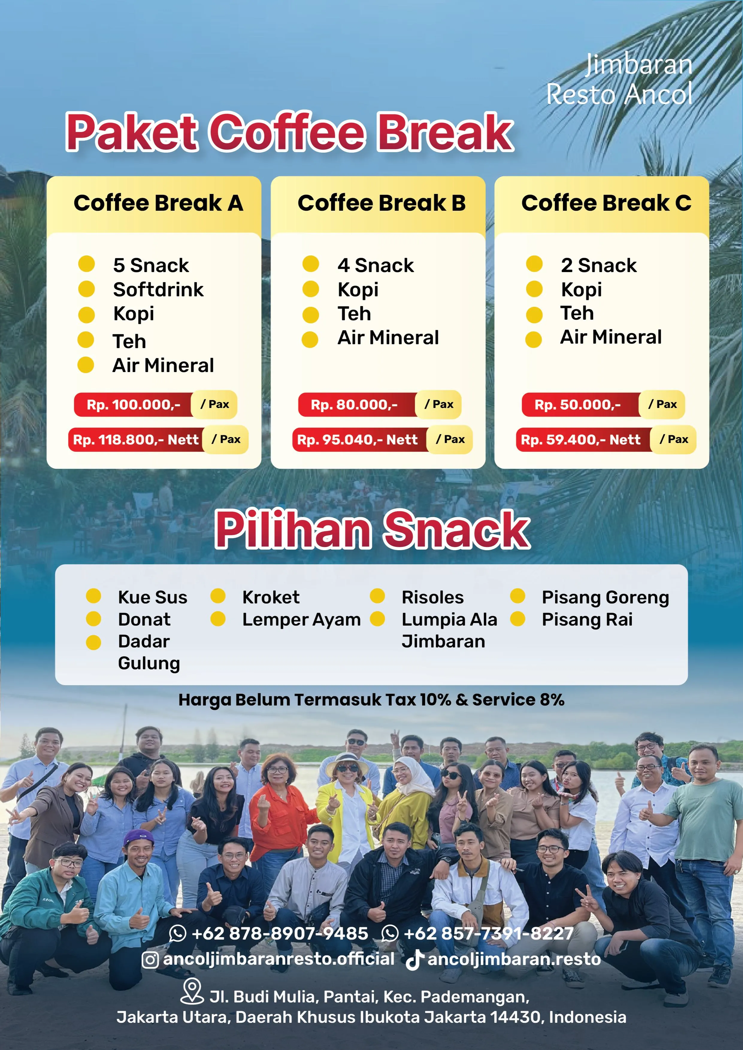 Jimbaran Resto Ancol | Makanan Seafood Khas Bali di Jakarta Utara